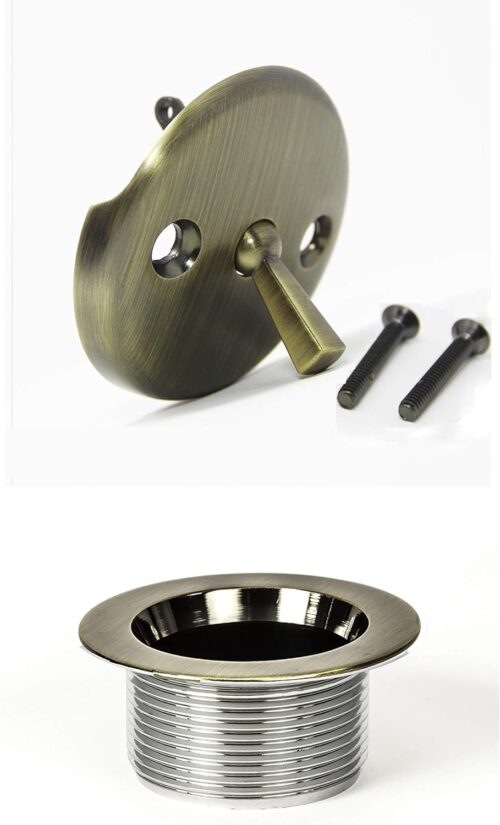 PF WaterWorks Bathtub Drain Assembly (Drainshoe, Traditional Strainer ...