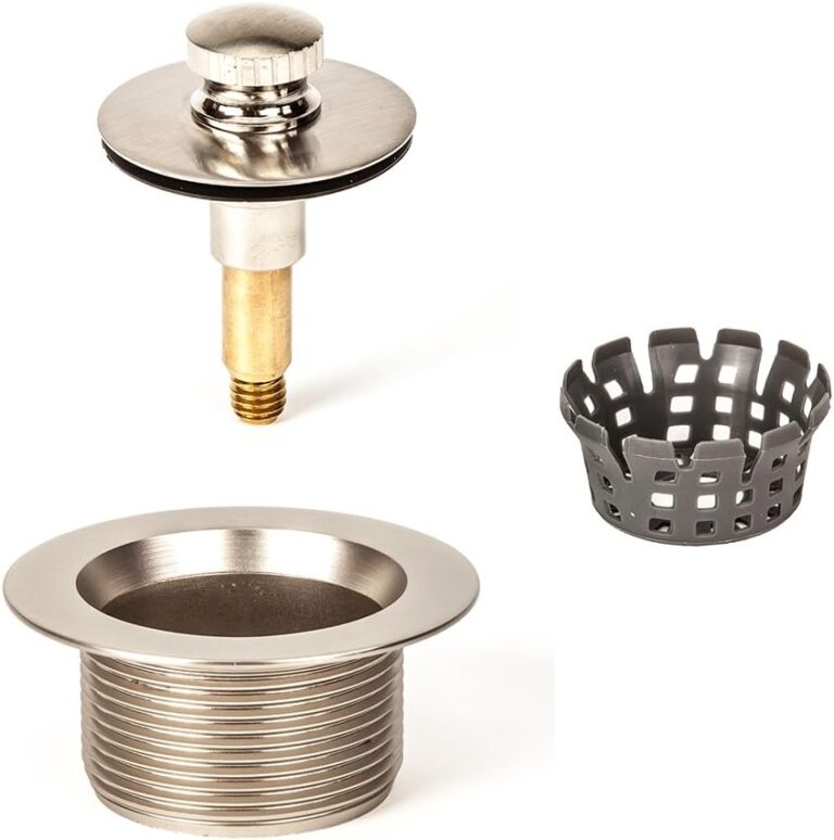 PF WaterWorks Toe Touch (Foot Actuated) Bath Tub Drain Assembly with ...